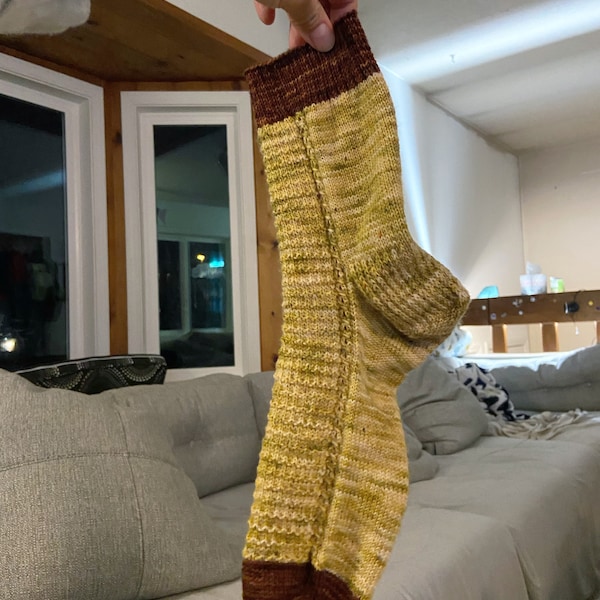 Stillwater Sock Knitting Pattern - Etsy