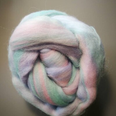 Merino Mixed Wool Roving /for Spinning and Felting / Hand Dyed Wool ...
