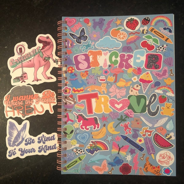 Adult Sticker Album, Sticker Book for Adults, Sticker Book, Sticker ...