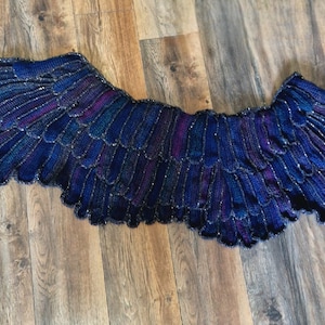 Feather Wing Crochet Shawl Pattern by Crafty Intentions DIGITAL PDF ...