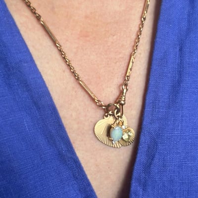 Antique Art Nouveau Chatelaine Dance Card Notepad Pendant Necklace - Etsy