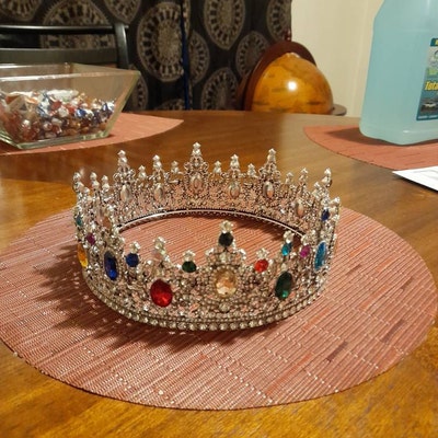 King Crown for Men, Royal Men's Crown, Prince Tiara for Wedding ...