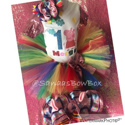 Peppa Pig 1 Grosgrain Ribbon-peppa Pig Ribbon-peppa Pig Ribbon by the ...