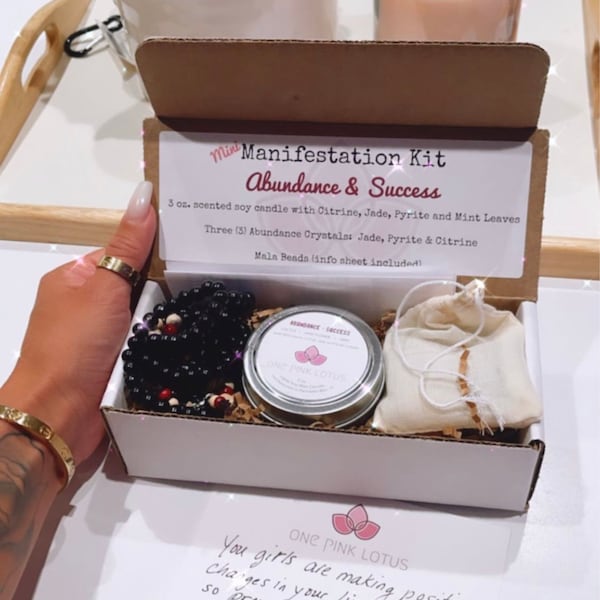 ABUNDANCE & SUCCESS - MINI Manifestation Kit (meditation, Gift Box ...