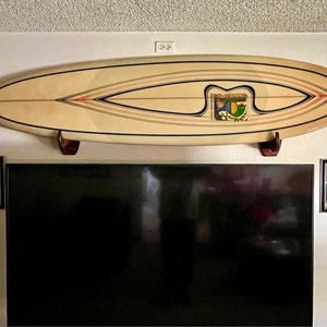 Wall Mount Surfboard Display - Etsy