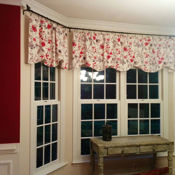 Trend 03367 Poppy by Vern Yip- Window Valance Lined Corded Rod Pocket ...