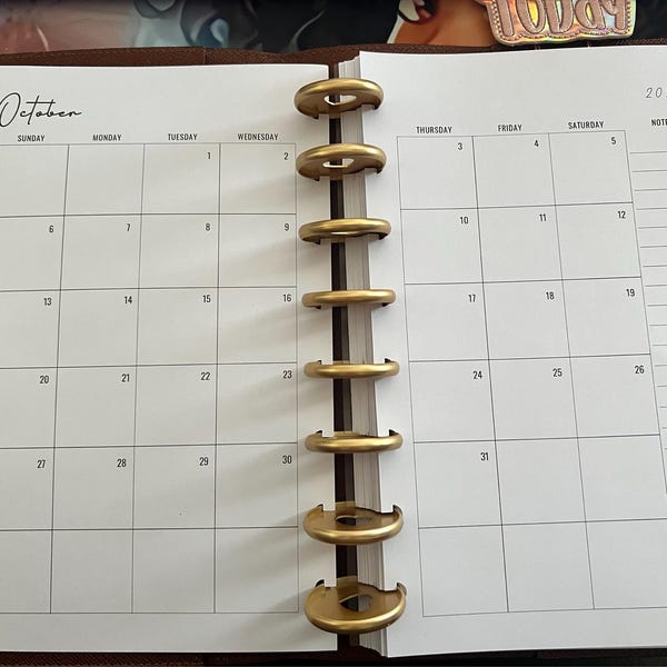 A5 Planner Luxury A5 Planner Cover A5 Binder A5 6 Ring Planner A5 ...