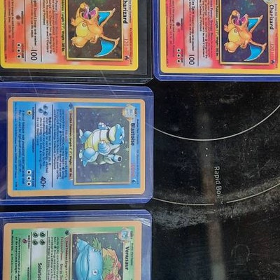 High Quality Holographic 1st Edition Charizard Blastoise Venusaur ...
