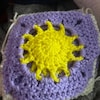 Tangled Inspired Sun Granny Square Pattern | Sun Granny Square Crochet ...