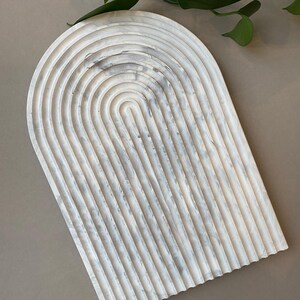 Large Concrete Arch Wave Tray Molds Plate Mat Mold Striped Thick ...