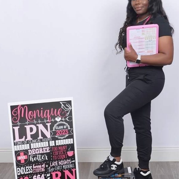 Nurse Practitioner Gifts, LPN Gifts, Nurse Graduation Photoshoot Signs ...