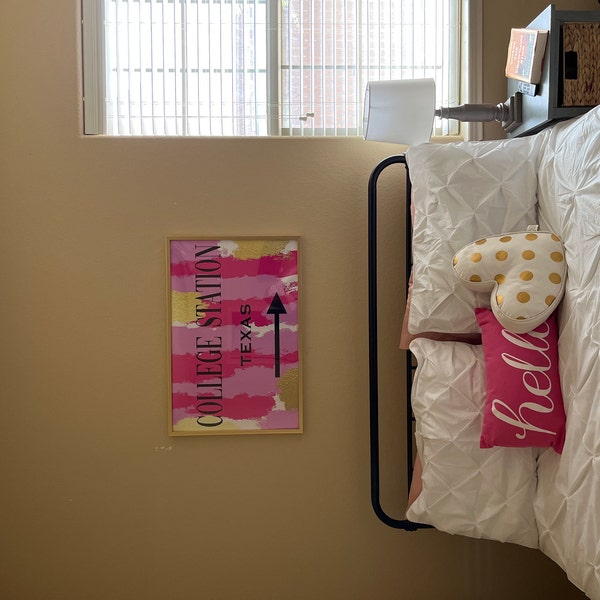 CUSTOM Location Wall Art Design (digital Download), Preppy Wall Art ...