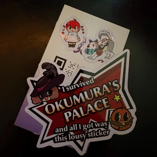 Persona 5 Haru Okumura Big Bang Burger Sticker / Noir Joker Decal Ryuji ...