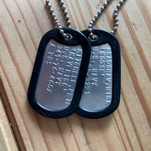 Stainless Steel Ball Chains for Army Dog Tags 69cm Single or | Etsy