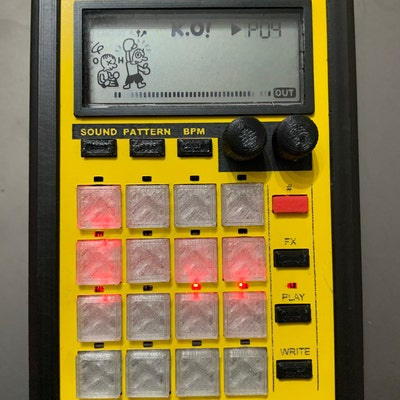 Beat Box Black Case 3D Printed Case for the Teenage Engineering Pocket ...