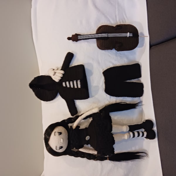 Wednesday Addams Cello Costume Only Pattern Pdf TUTORİAL ENGLİSH - Etsy