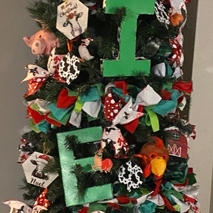 Santa Ribbon Santa Belt Ribbon Red White Plaid Wired Santa Ribbon 2.5 ...