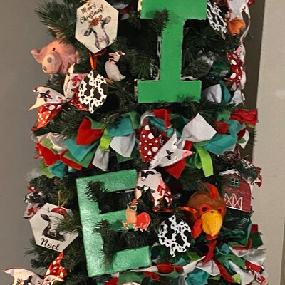 Pink Christmas Tree Ribbon Light Pink Tree Ribbon - Etsy