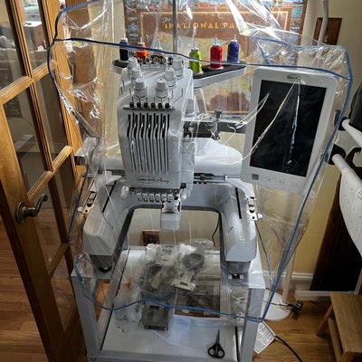 Dust Cover for Brother 6 Needle Embroidery Machine Wxdxh 26 X 24 X 31 ...