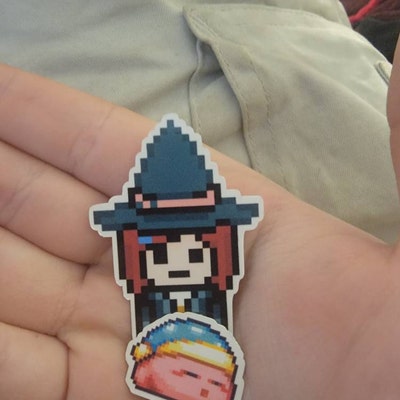 Wallace Wells Premium Sticker Scott Pilgrim Pixel Art Sticker - Etsy