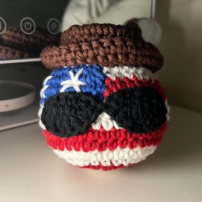 Countryball Flag Crochet Plushie, Polandball - Etsy