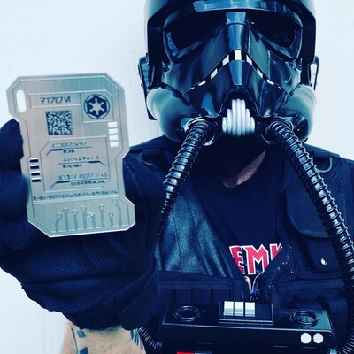 V2 Star Wars Galaxy's Edge ID Card Batuu Cosplay NO HOLDER - Etsy