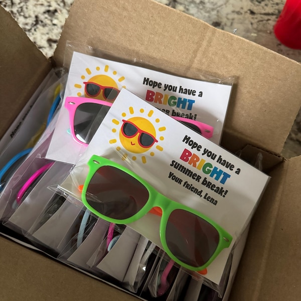 End of School Year Gifts for Students Sunglasses, Last Day of School ...