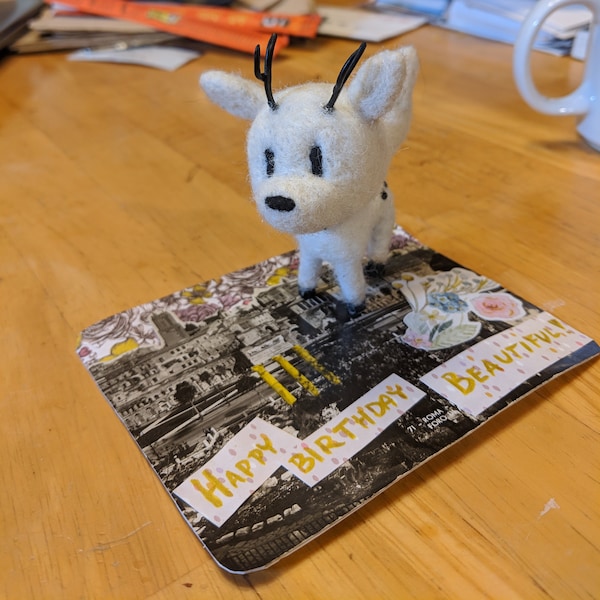 Custom: Felted Deerfox Inspired by Hilda's Twig Order Your Own - Etsy