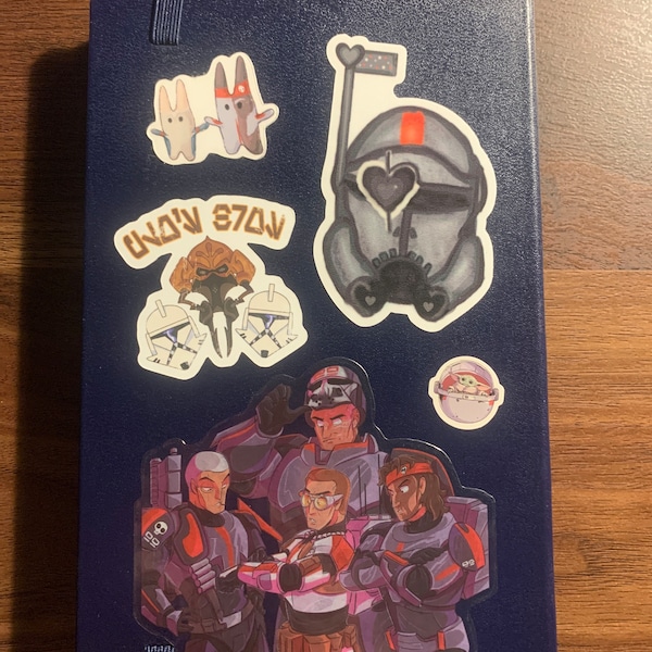 Clone Wars Gunship Nose Art Sticker Trio - Etsy