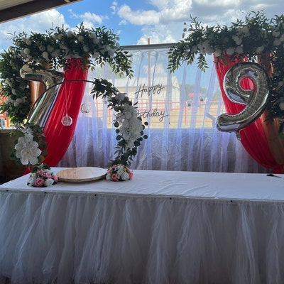 Wedding Arch wedding Arches for Ceremony Blue Flower Backdrop - Etsy
