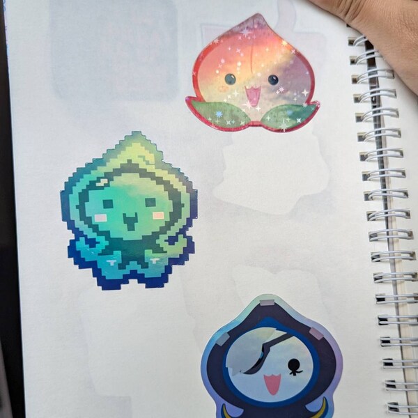 Overwatch Pachimari Pixel Waterproof Holographic Vinyl Sticker Decal - Etsy