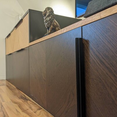 Invisible Drawer Kitchen Cabinet Wardrobe Pull Handle, Built-in Sliding ...