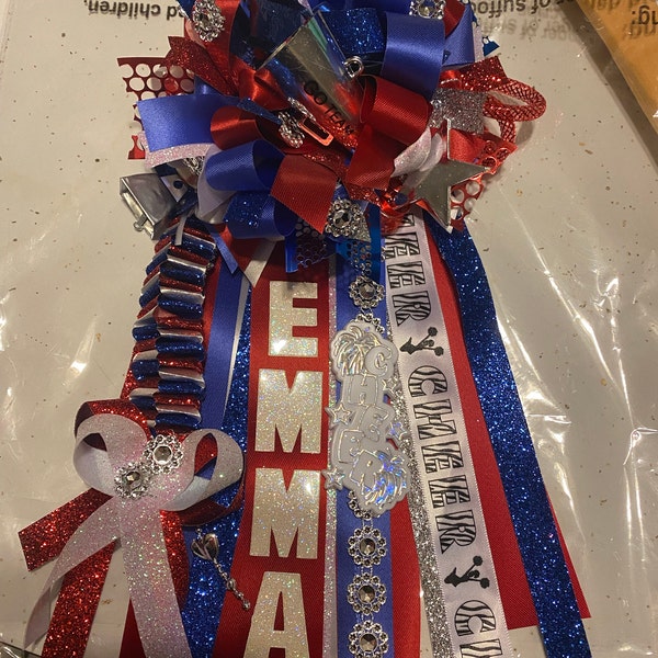 Homecoming Hair Bow Mums & Homecoming Shash Mums - Etsy