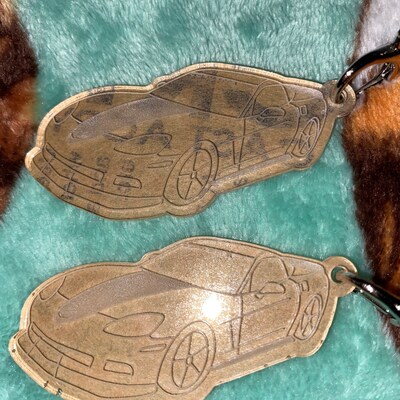 Custom Car Acrylic Keychain - Etsy