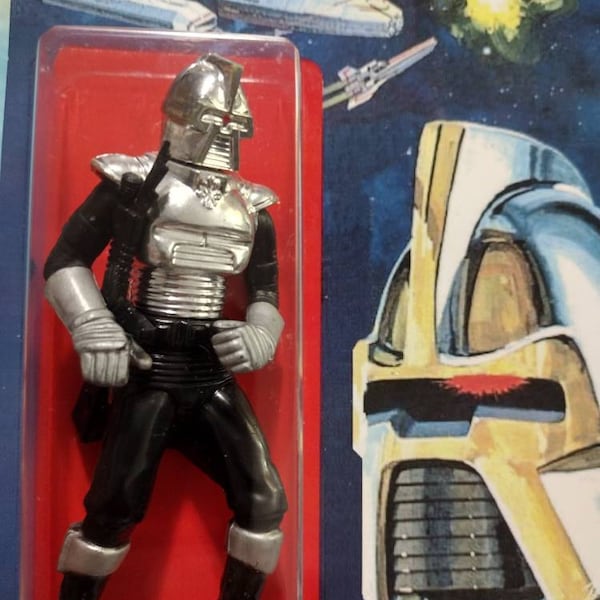 1978 Battlestar Galactica Cylon Centurion Complete With Repro Cardback ...