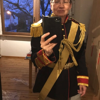 Victorian Diplomatic Uniform 5pcs Black/red Ceremonial Officer - Etsy