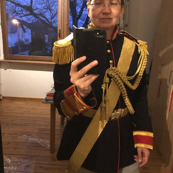 Victorian Diplomatic Uniform 5pcs Black/red Ceremonial Officer Jacket ...