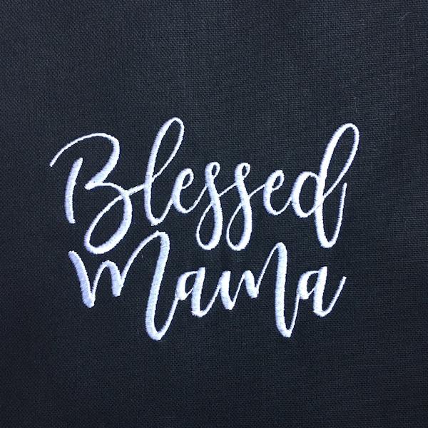 Blessed Mama Embroidery Design Machine Embroidery Design- Instant ...
