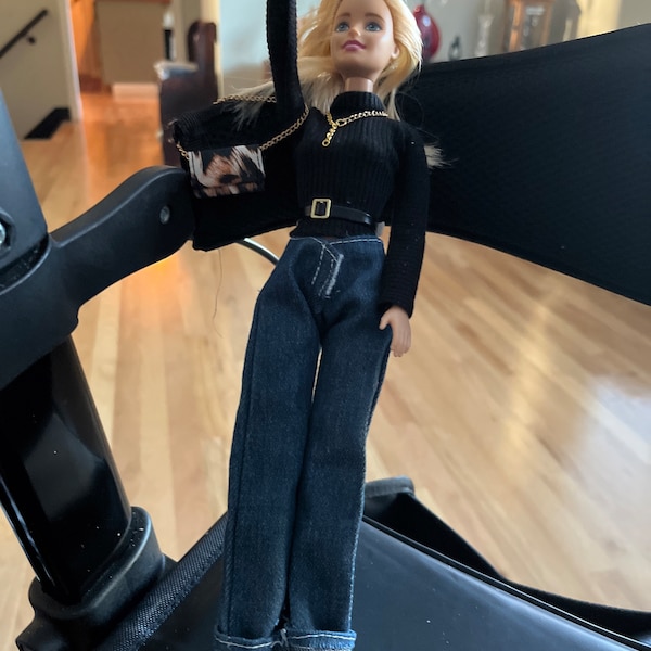 6pc Fashion Dolls Clothes With Accessories. Dolls Handbag Dolls ...