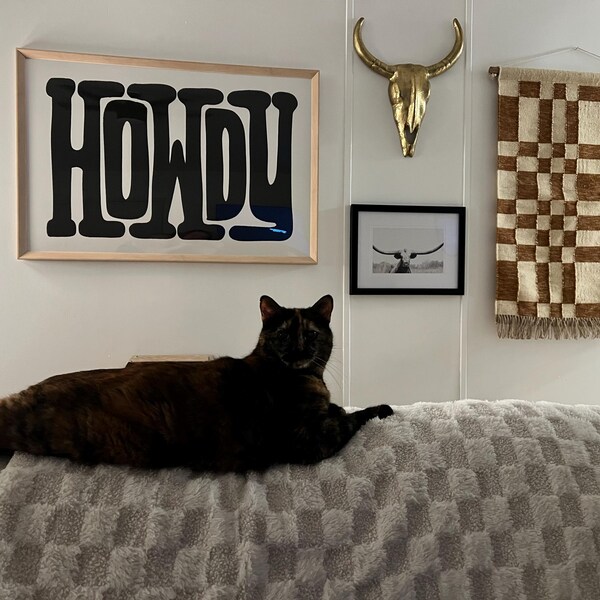 Howdy Wall Art, Printable Art, Cowboy Wall Art, Howdy Poster, Howdy ...