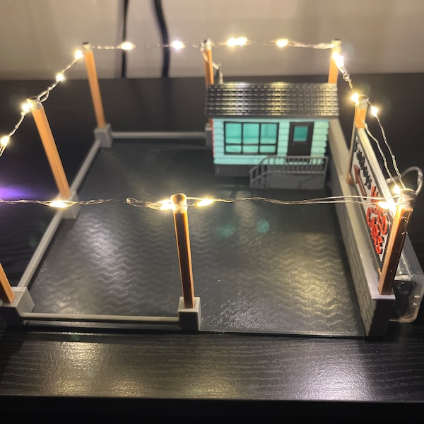 Miniature Banked Oval Race Track Diorama - Freedom Factory, Talladega ...