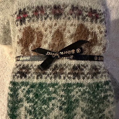 Natural Goat Wool Knee-high Socks, Knitted Warm Boot Socks, Fuzzy Comfy ...