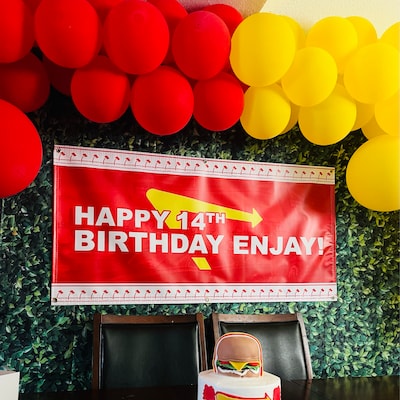 Red Balloon Horror Movie Personalized Halloween Birthday - Etsy