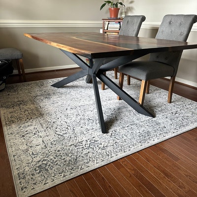 H 28 Inch Dining Table Legs, Butterfly Spider Shape Table Base, 1 Set ...