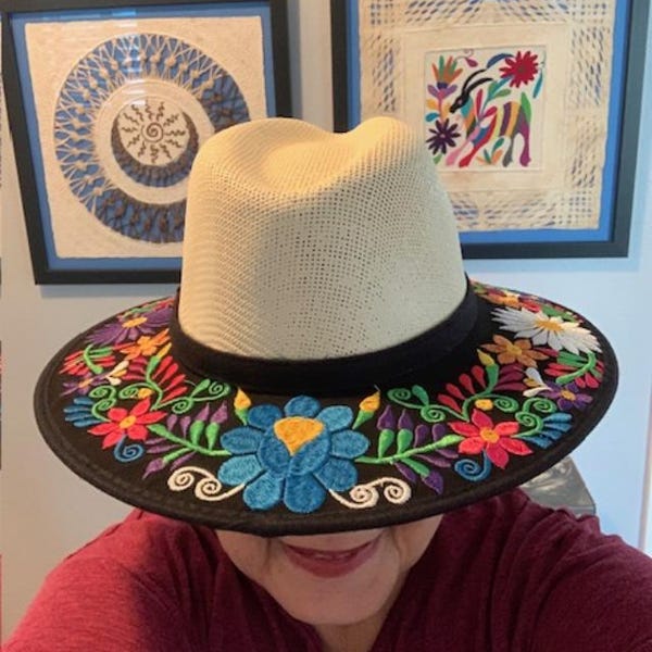 Women’s Hats Artesanal Embroided Made in Mexico - Etsy