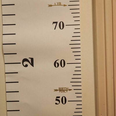 Personalised Height Chart Markers Vinyl Decals - Etsy