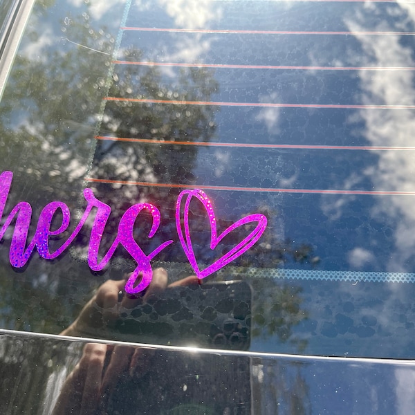 Hers | Driven by a Girl | Truck Girl | Hers NOT HIS Decal | Female ...