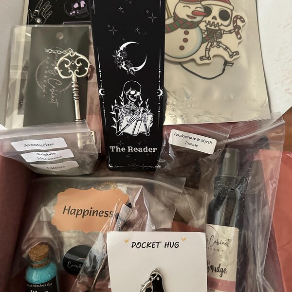 Large Witchcraft Mystery Box Gift Set Surprise Witchcraft DIY Occult ...