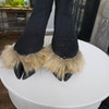 2 Realistic Cloven Hoof Shoes/ Centaur, Renaissance Festival Fair ...