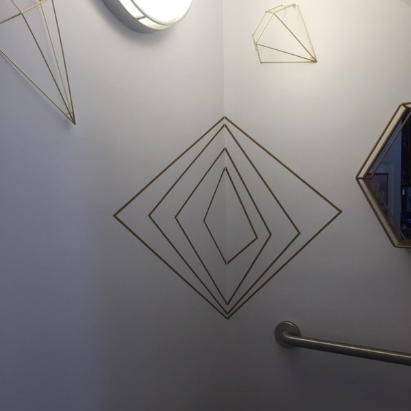 Corner 3D Art Vinyl Wall Decal Sticker-geometric Shaped, Abstract Decal ...